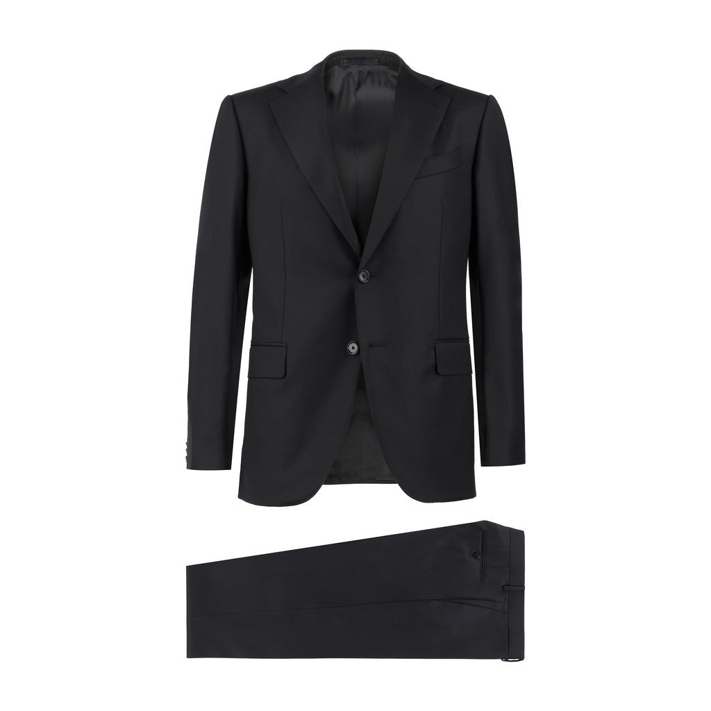 CORUSO FULL LINED BUSINESS SUIT BLACK - Henry Bucks
