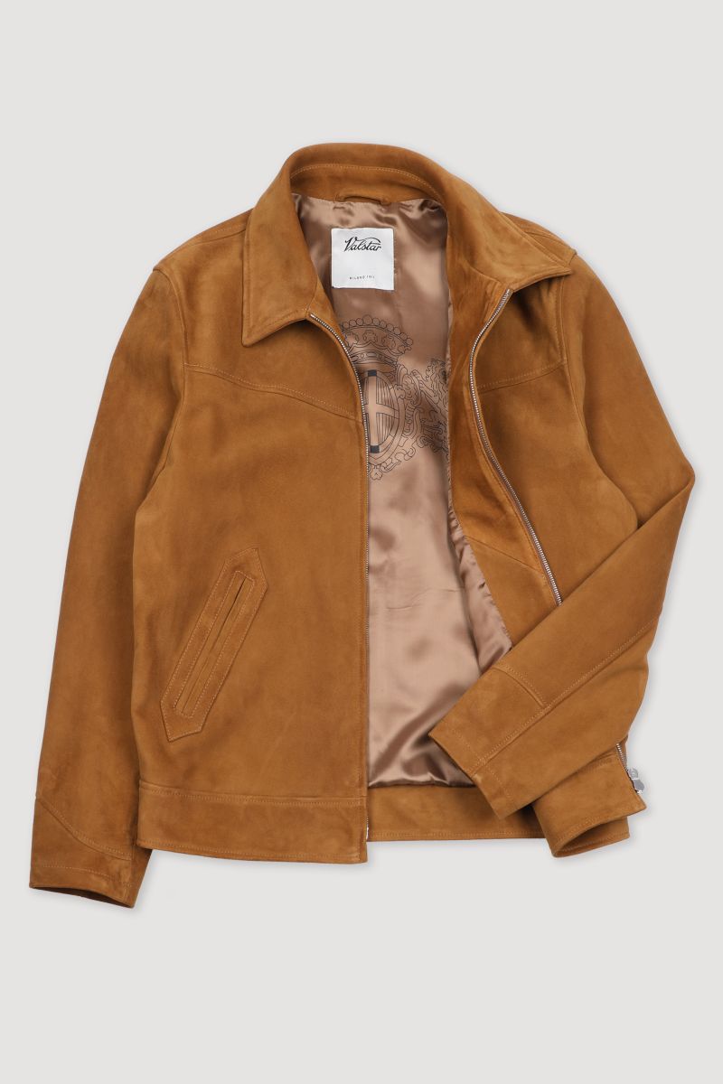 VALSTAR Suede Cowboy Jacket AMBER - Henry Bucks